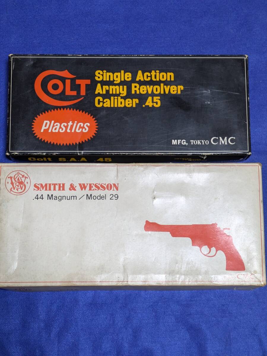 Yahoo!オークション - CMC製 44マグナム（M29）SAA モデルガン 2点 箱...