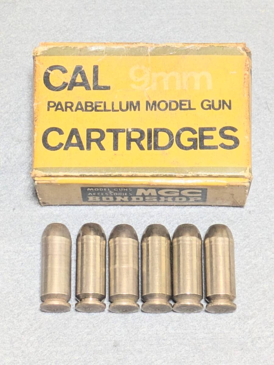 Yahoo!オークション - MGC製 ルガーP08 PARABELLUM カートリッジ 9mm 6...