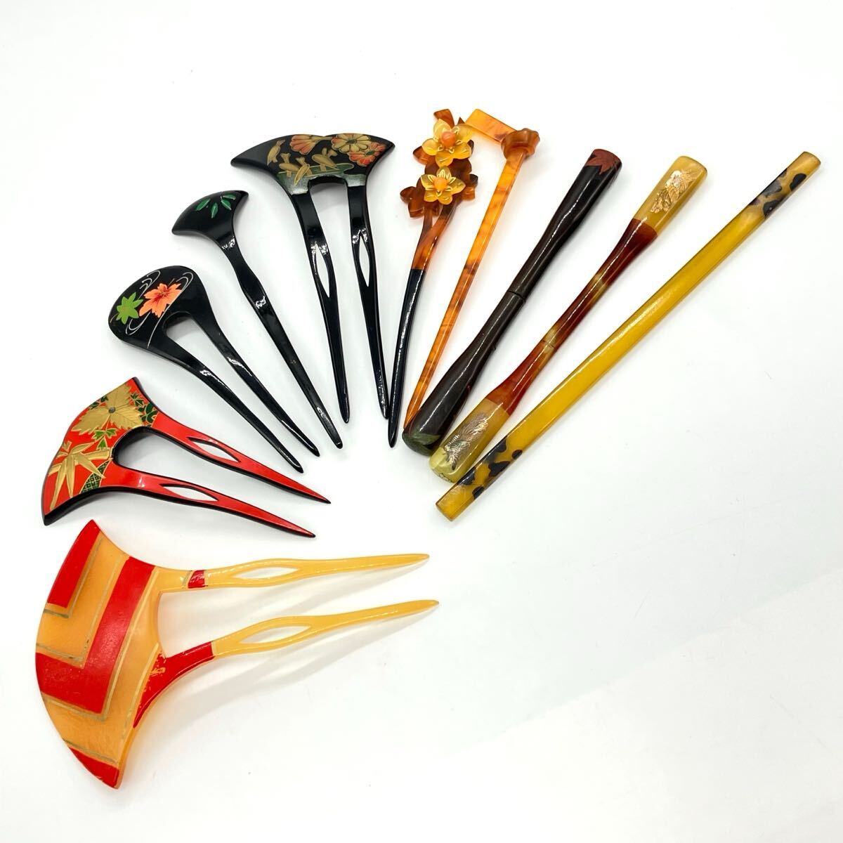 髪飾り10点おまとめ o 約118.2g 和装小物 かんざし 簪 着物 櫛 アクセサリー レトロ accessory DB4(かんざし)｜売買されたオークション情報、yahooの商品情報を ...