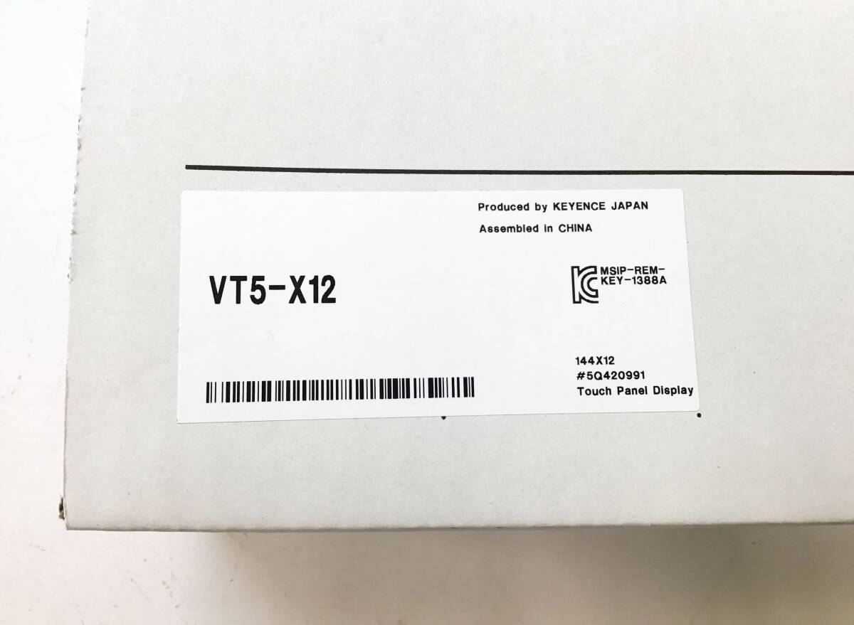 Yahoo!オークション - 新品 未開封 KEYENCE VT5-X12 タッチパネル ディ...