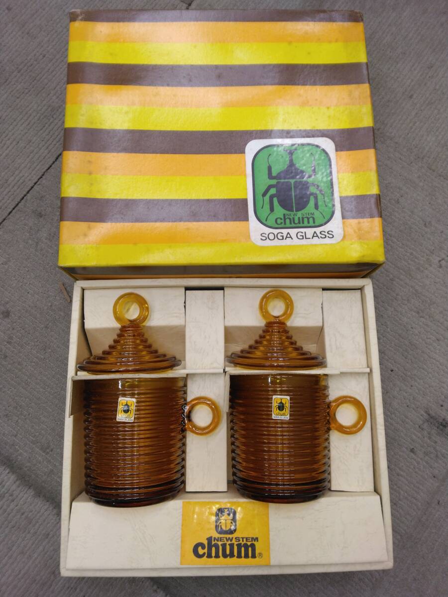 Yahoo!オークション - L586・21 SOGA GLASS Chum Z-3202A 曾我グラス ...