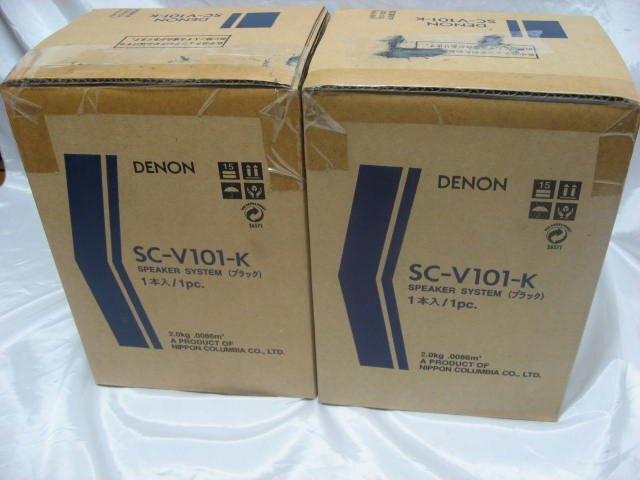 Yahoo!オークション - DENON スピーカーシステム SC-V101 ブラック ペ...