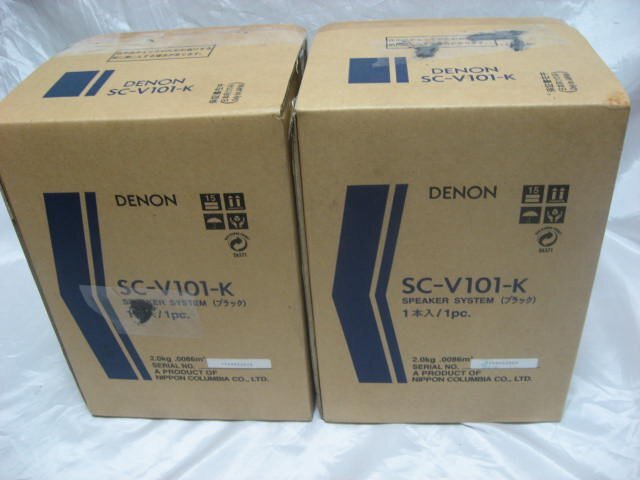 Yahoo!オークション - DENON スピーカーシステム SC-V101 ブラック ペ...