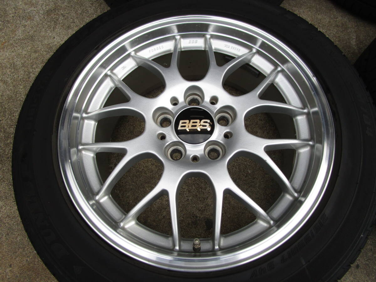 Yahoo!オークション - BBS RG715 7.5J+45 PCD114.3 5穴 215/55R17 4本