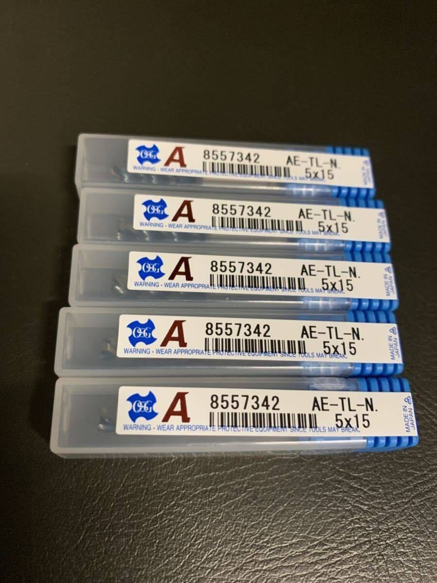 Yahoo!オークション - OSG AE-TL-N 5x15 超硬 エンドミル 5本セット