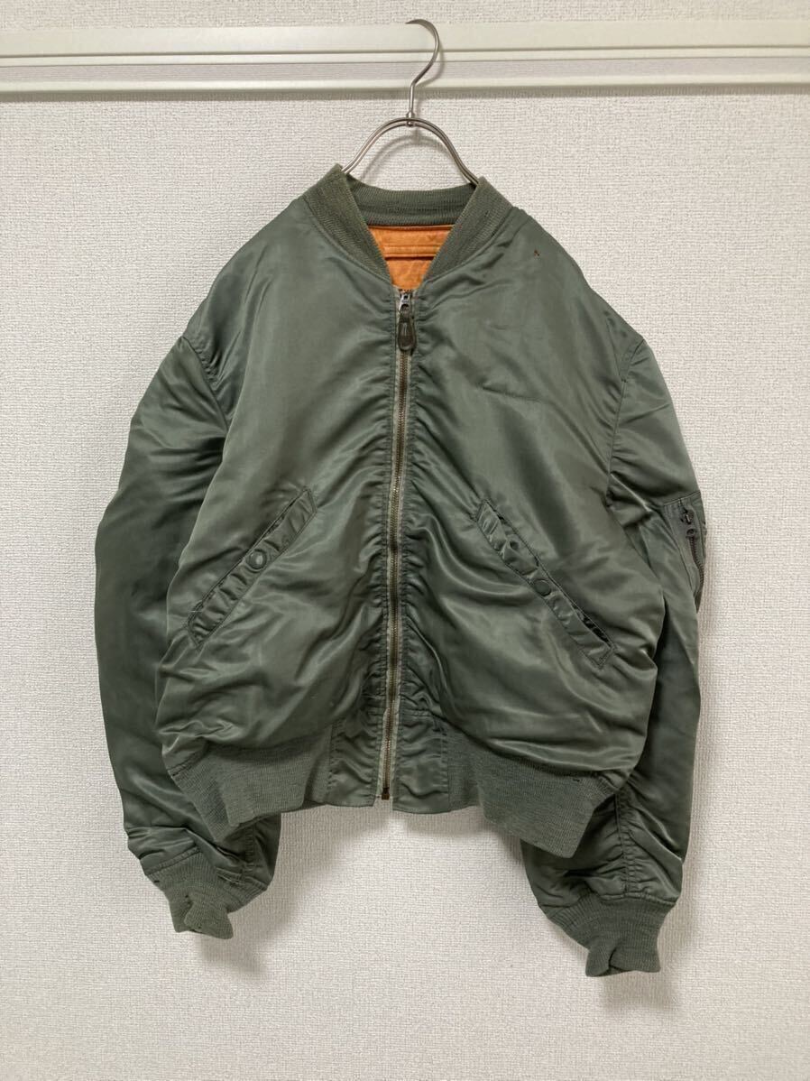 Yahoo!オークション - 60s 米軍 L-2B フライトジャケット USAF ミリタ...