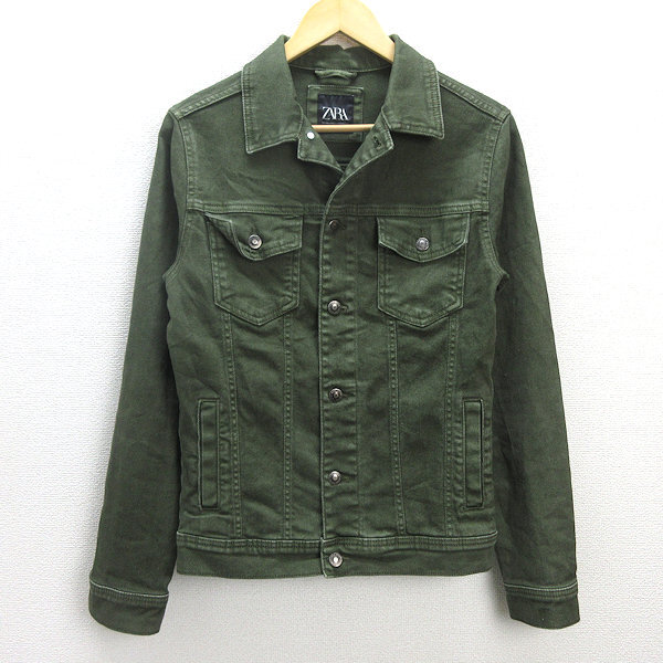 Yahoo!オークション - D ザラ/ZARA カラーデニムジャケット JKT【USA S...