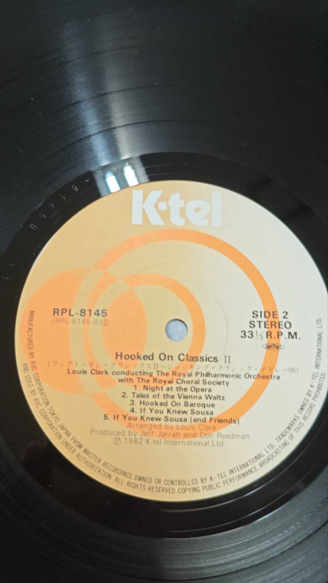 Yahoo!オークション - LP RPL 8145 フックト・オン・クラシックスⅡ シ...