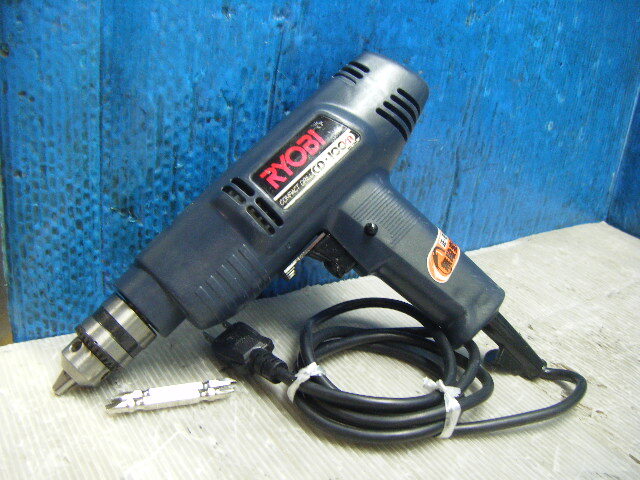 Yahoo!オークション - 美品 RYOBIコンパクトドリル CD-100VR 正逆転・...