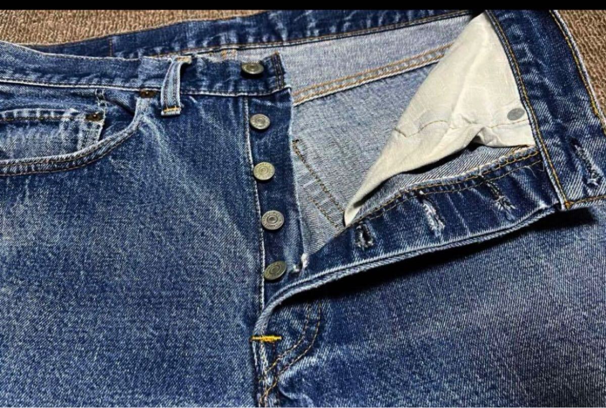 Yahoo!オークション - オリジナル 501 66前期 W32 内タグ連番 リペア無...