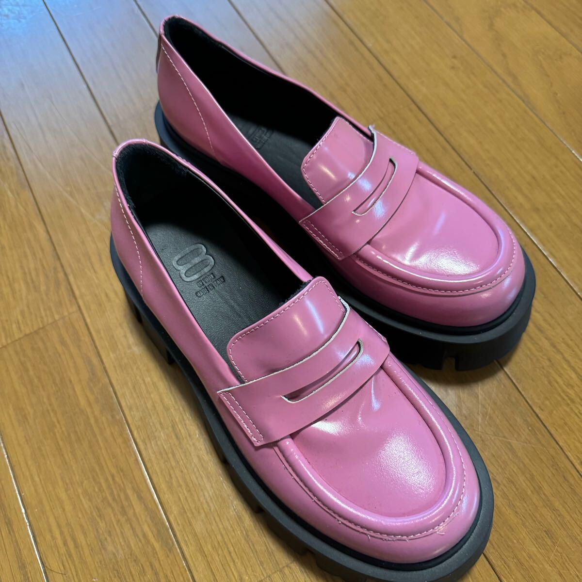 Yahoo!オークション - 8 by yoox キャンディーピンク色プラットフォー...