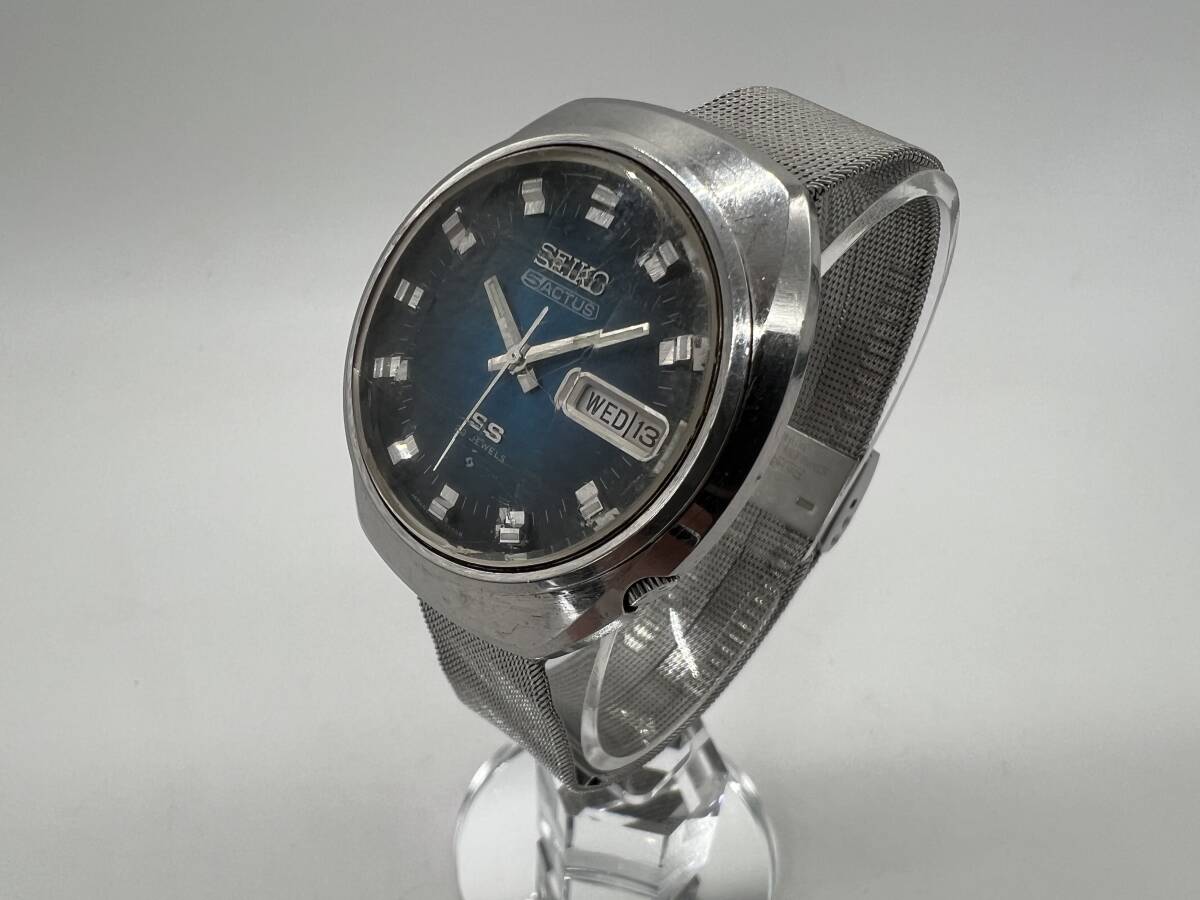 Yahoo!オークション - SEIKO セイコー 5 ACTUS SS 23JEWELS 6106-7590 ...