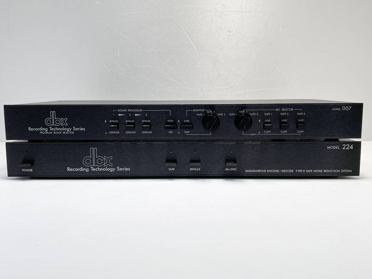 Yahoo!オークション - 通電OK dbx MODEL 007 224 レコーディングテクノ...