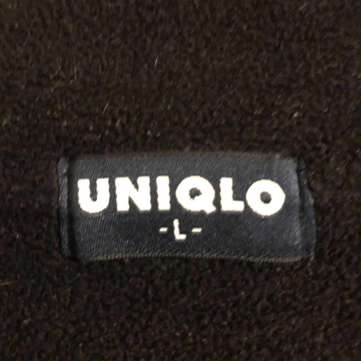 Yahoo!オークション - OLD UNIQLO ユニクロ フリースジャケット L ブラ...