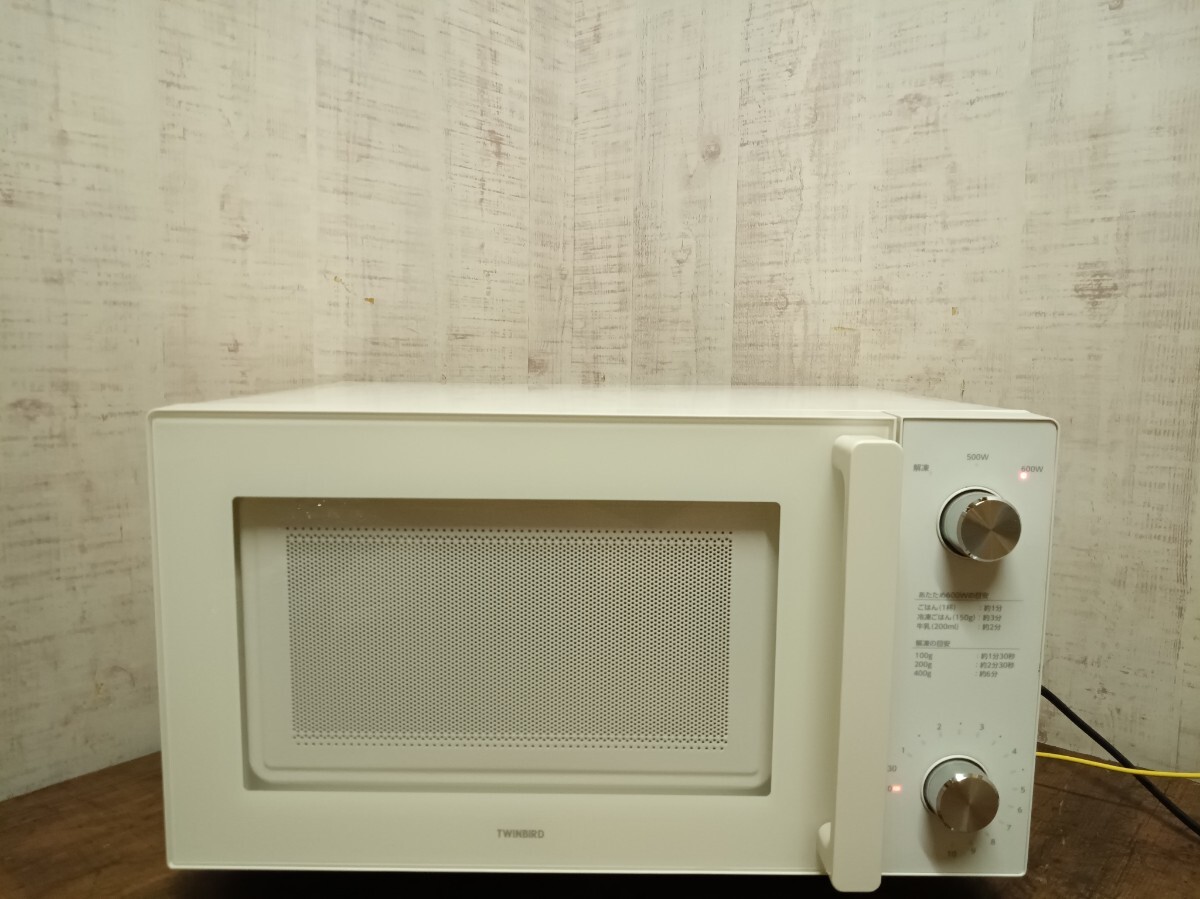 Yahoo!オークション - TWINBIRD ツインバード 電子レンジ DR-LD20 フラ...