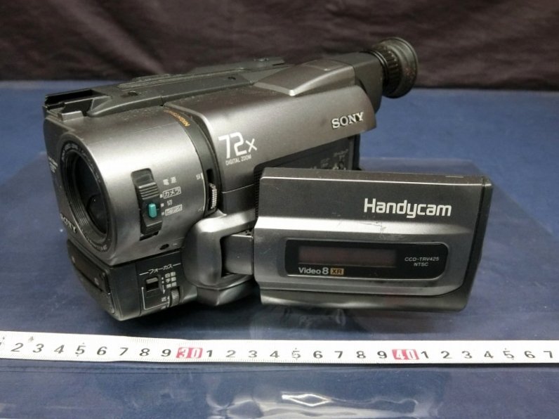 Yahoo!オークション - L3367 SONY Hi8 ハンディカム CCD-TRV425 ビデオ...