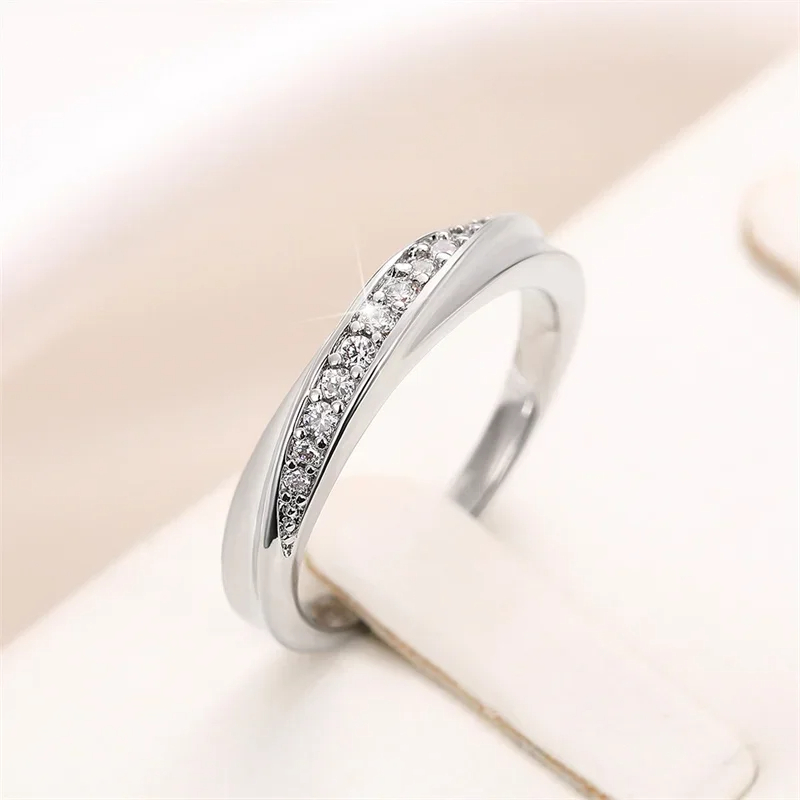 Yahoo!オークション - 18KRGP 最高級 ジルコニア ツイスト リング 指輪...