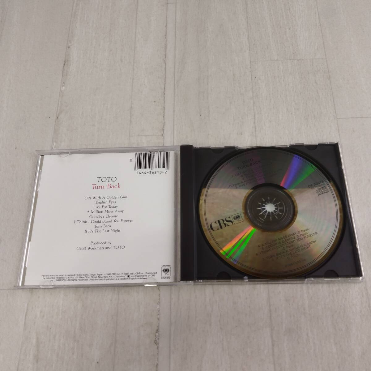 Yahoo!オークション - 1JC6 CD TOTO TURN BACK