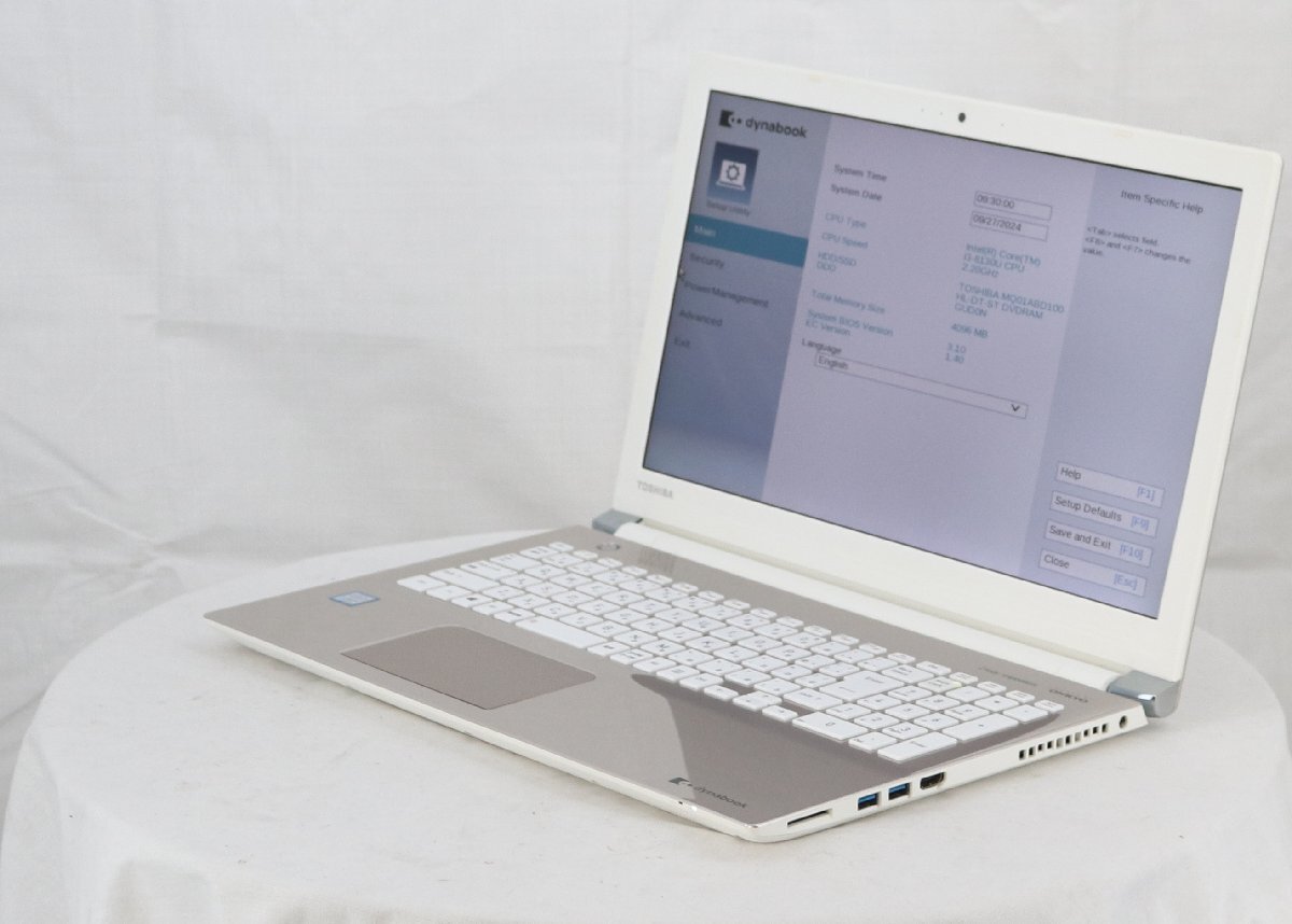 Yahoo!オークション - TOSHIBA PT45GGD-SEA dynabook T45/GGD Core i3 ...