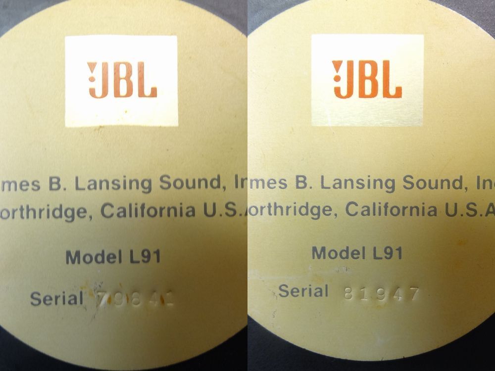 Yahoo!オークション - JBL 2420/H92/L91 ドライバーユニット/ホーン/音...