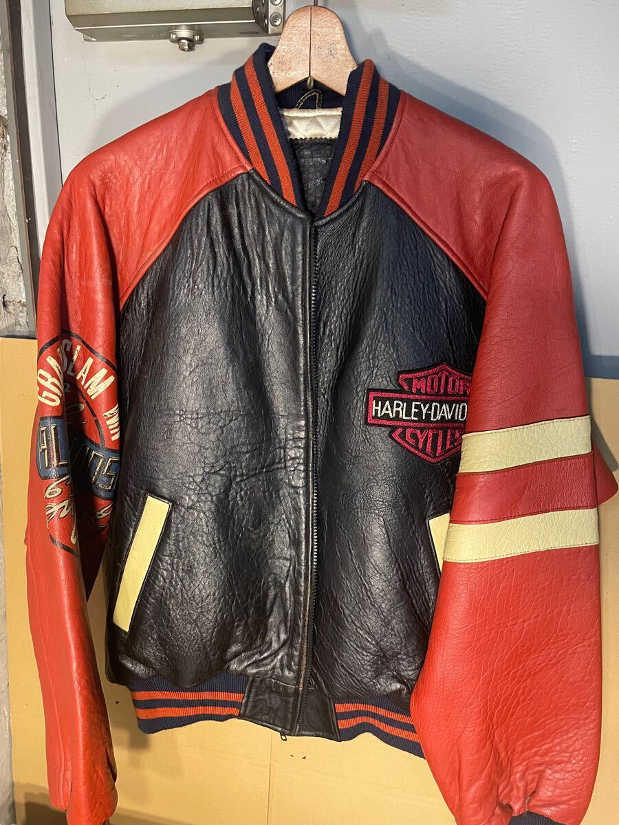 Yahoo!オークション - ハーレーダビッドソン レザージャケット