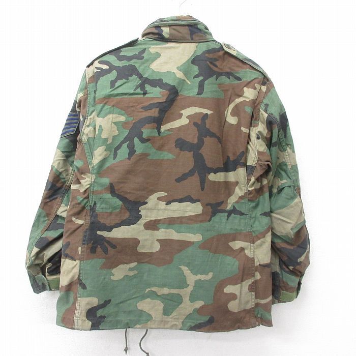 Yahoo!オークション - L/古着 長袖 ミリタリー フィールド ジャケット ...