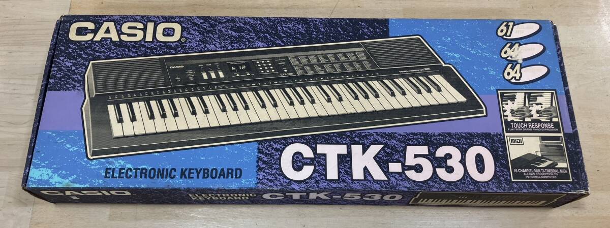 21727 通電確認済み CASIO CTK-530 電子キーボード 電子ピアノ カシオ MIDI 鍵盤楽器 動作未確認 現状品 長期保管品(カシオ)｜売買されたオークション情報、yahooの ...