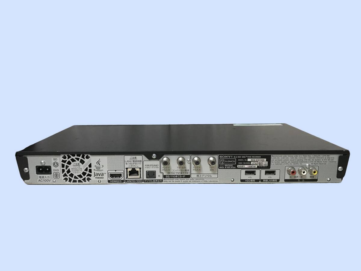 Yahoo!オークション - M4479 ソニー/SONY HDD/BDレコーダー BDZ-EW1000...
