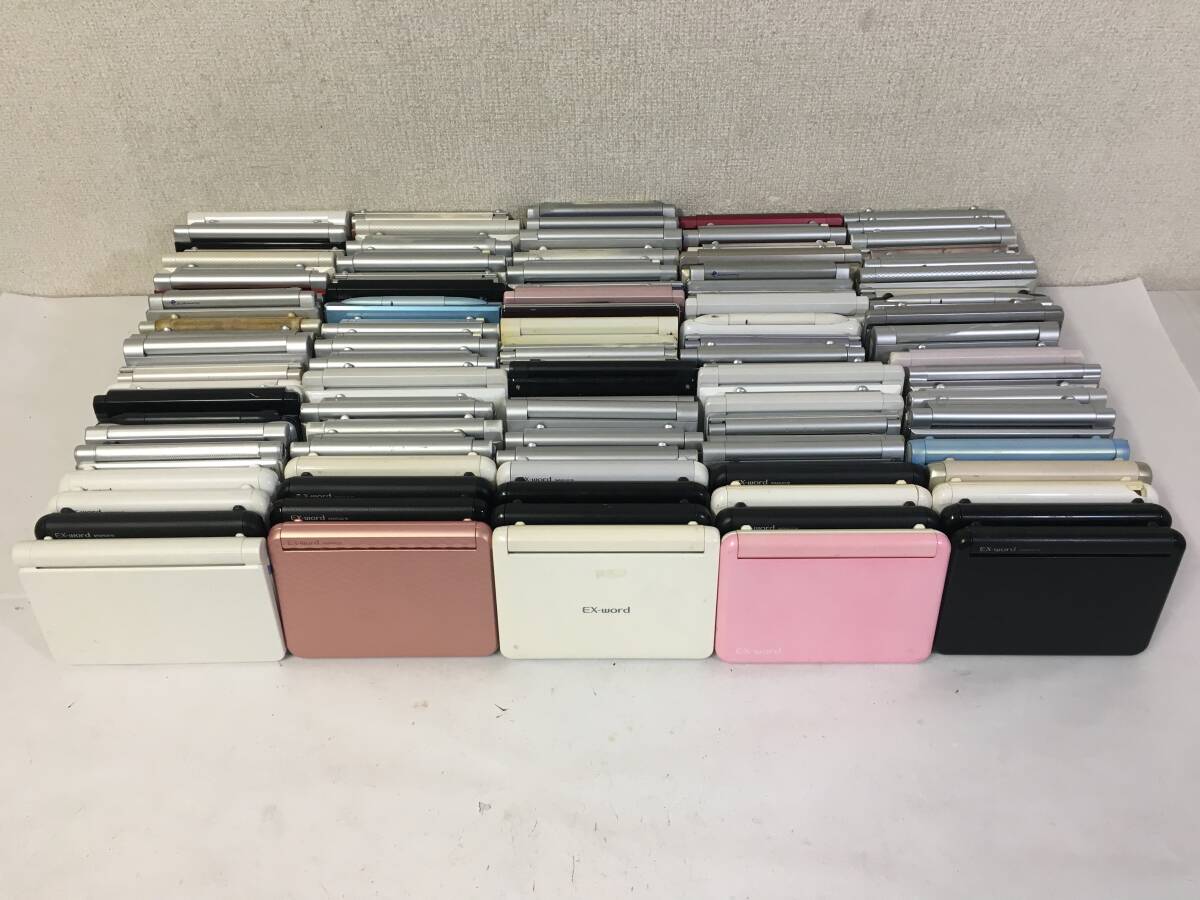 Yahoo!オークション - C599 電子辞書 100台 まとめ売り CASIO EX-word...