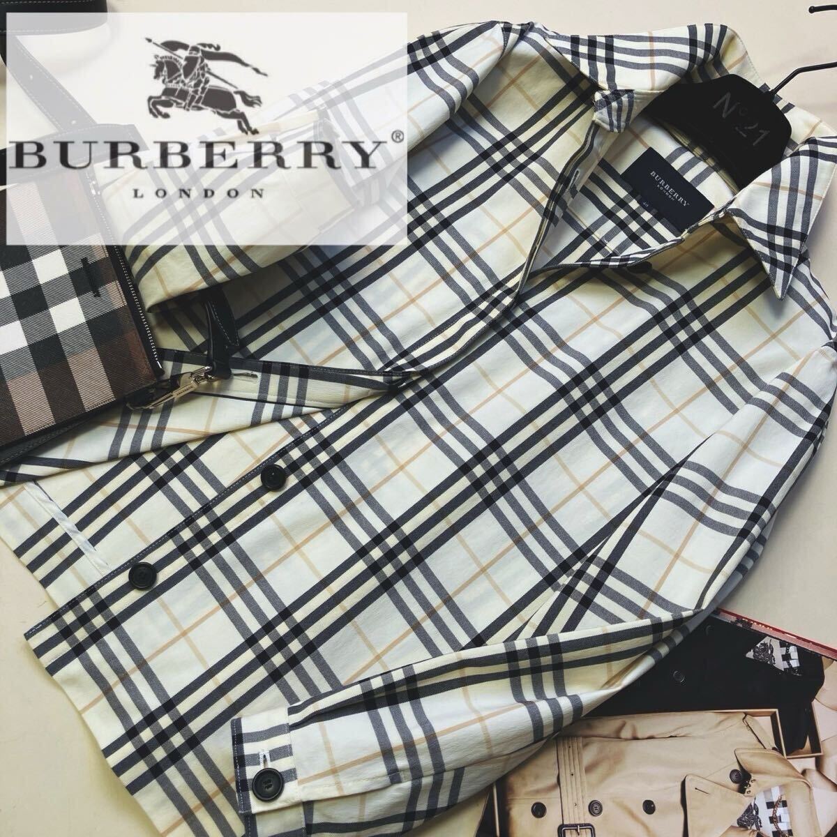 Yahoo!オークション - U16 極美【さり気ない品格】参考価格12万 BURBER...