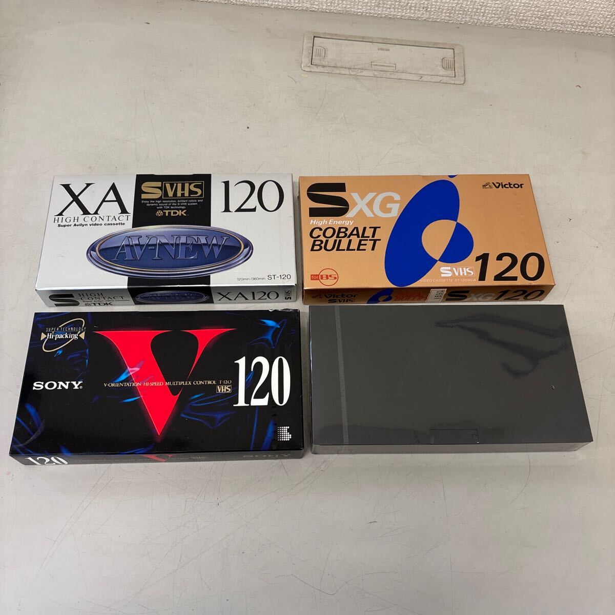 Yahoo!オークション - XA 120 SXG 120 SONY 120 VHS 4本セット 未開封 ...