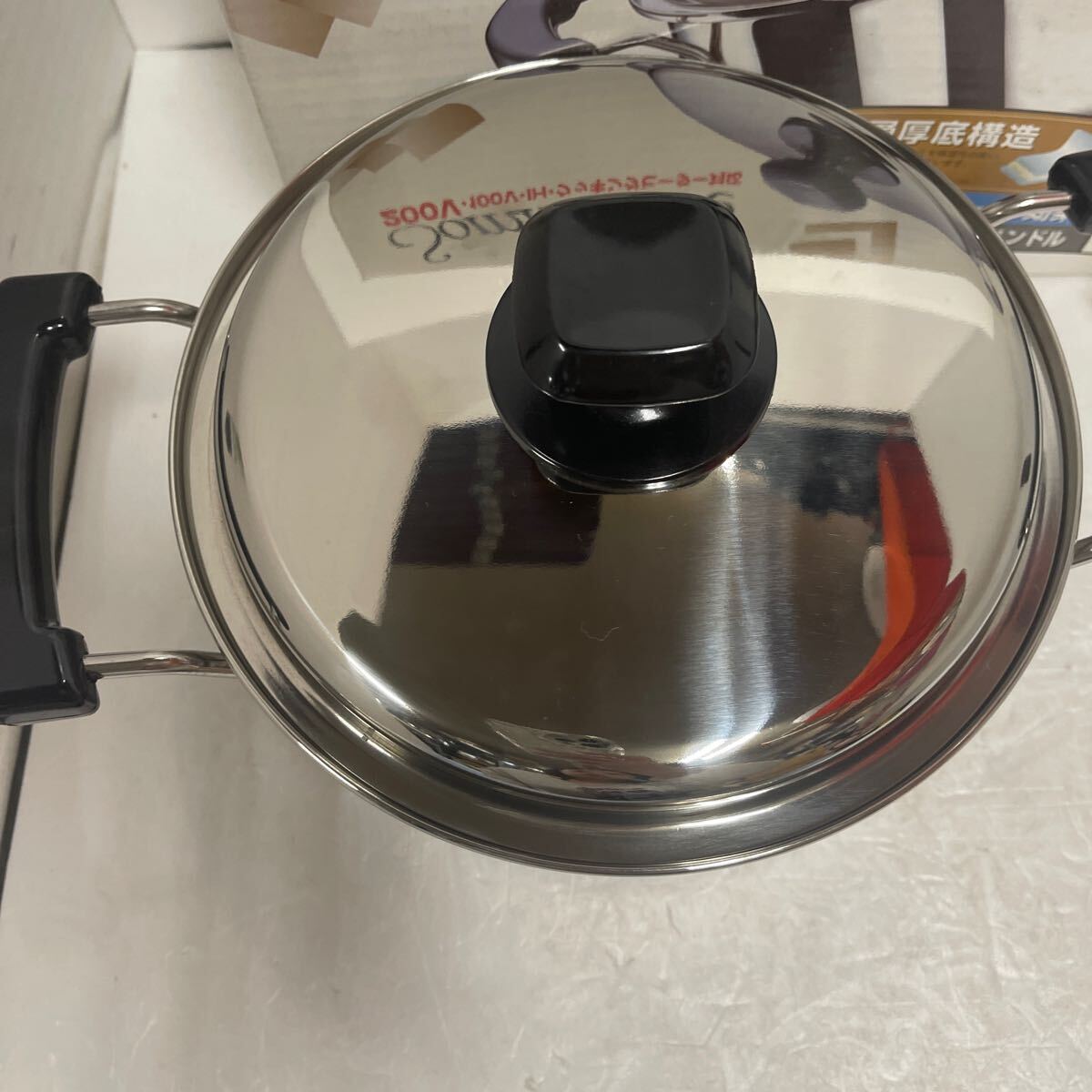 Yahoo!オークション - Sommeliere ソムリエール 両手鍋 20cm 200V 100...