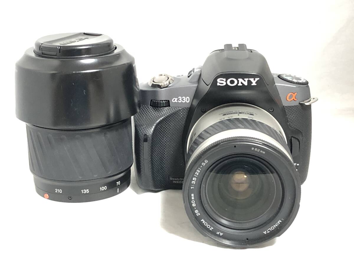 Yahoo!オークション - 実用品 ソニー SONY α330 DSLR-A330 / MINOLTA...