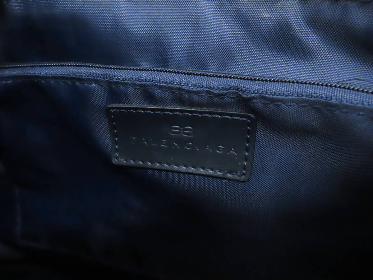 Yahoo!オークション - 23651 美品 BALENCIAGA バレンシアガ BB柄 デニ...