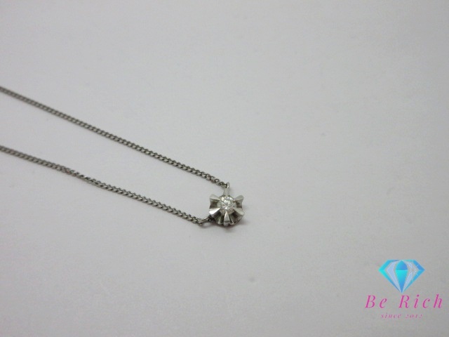 Yahoo!オークション - Pt850 Pt900 プラチナ ダイヤモンド 0.10ct 付 ...