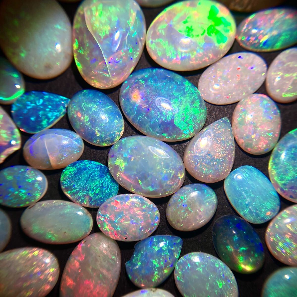 Yahoo!オークション - 遊色効果 天然オパールおまとめ101.5ct o ルース...