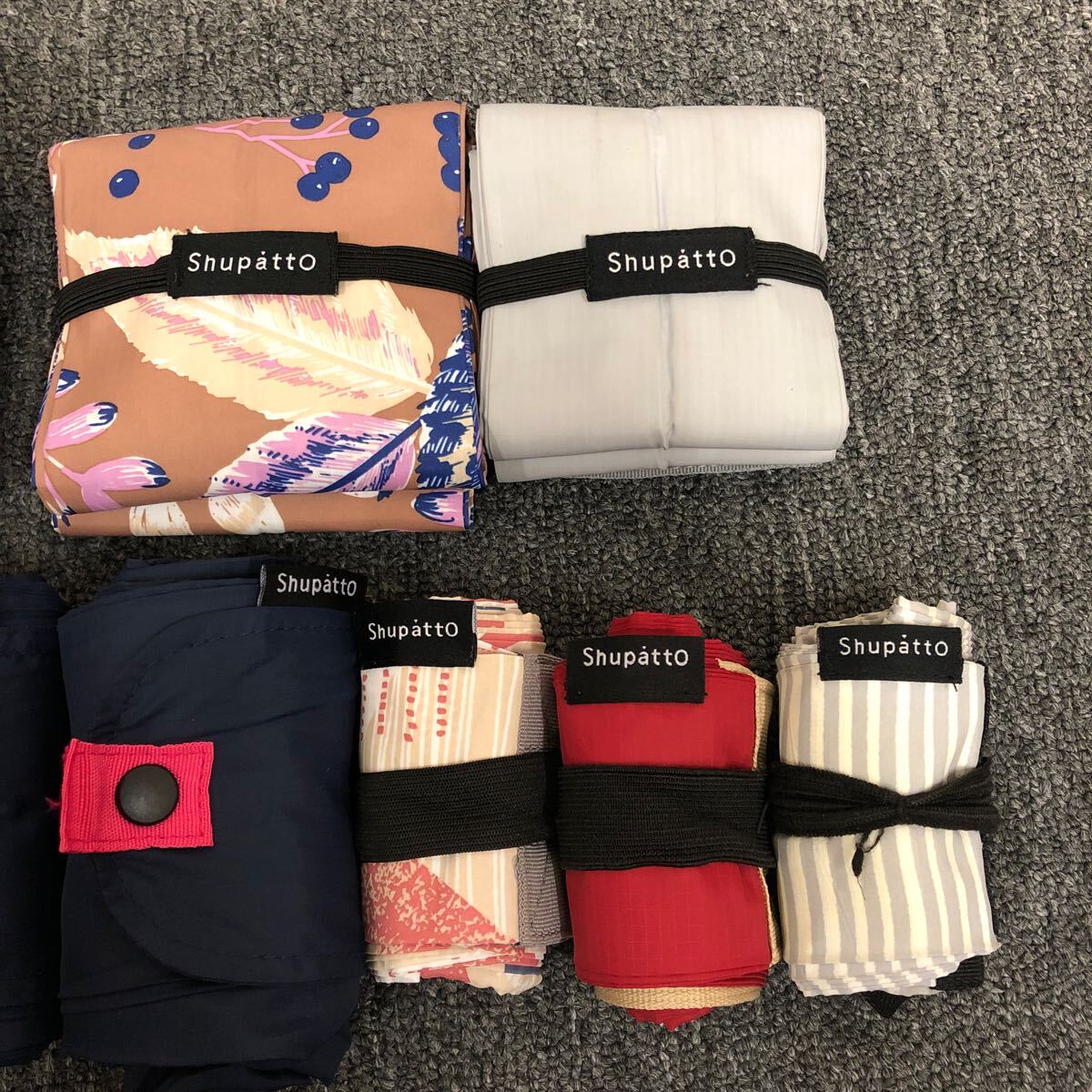 Yahoo!オークション - Shupatto エコバッグ 9個 まとめ売り