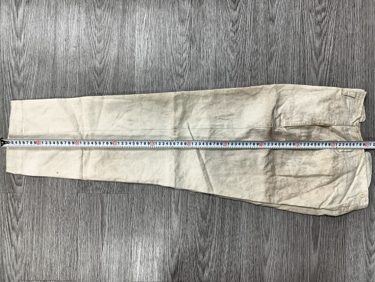 Yahoo!オークション - 【A0563】戦前 海軍夏服 上下セット ビンテージ ...