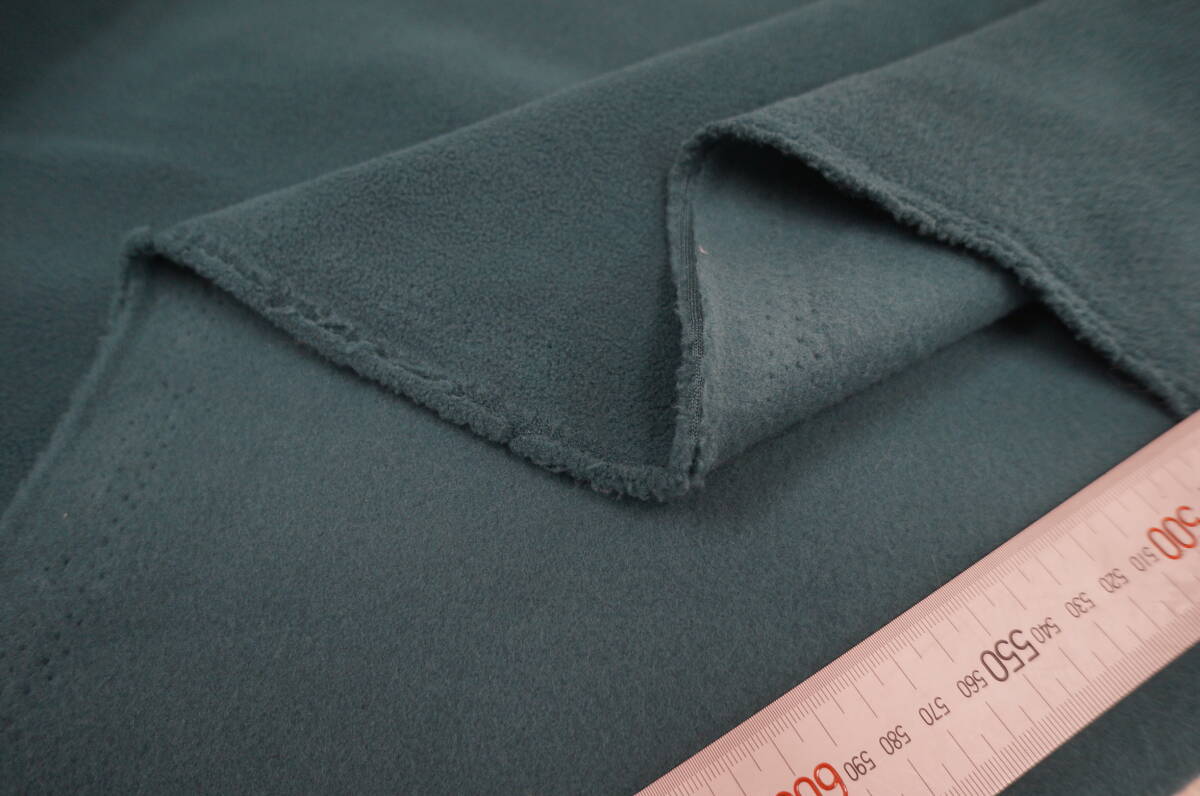 Yahoo!オークション - NO346-3.5 両面フリースニット生地 グリーン 3...