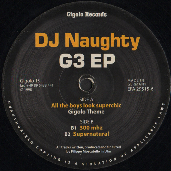 Yahoo!オークション - 独12 DJ Naughty G3 EP GIGOLO15 International ...