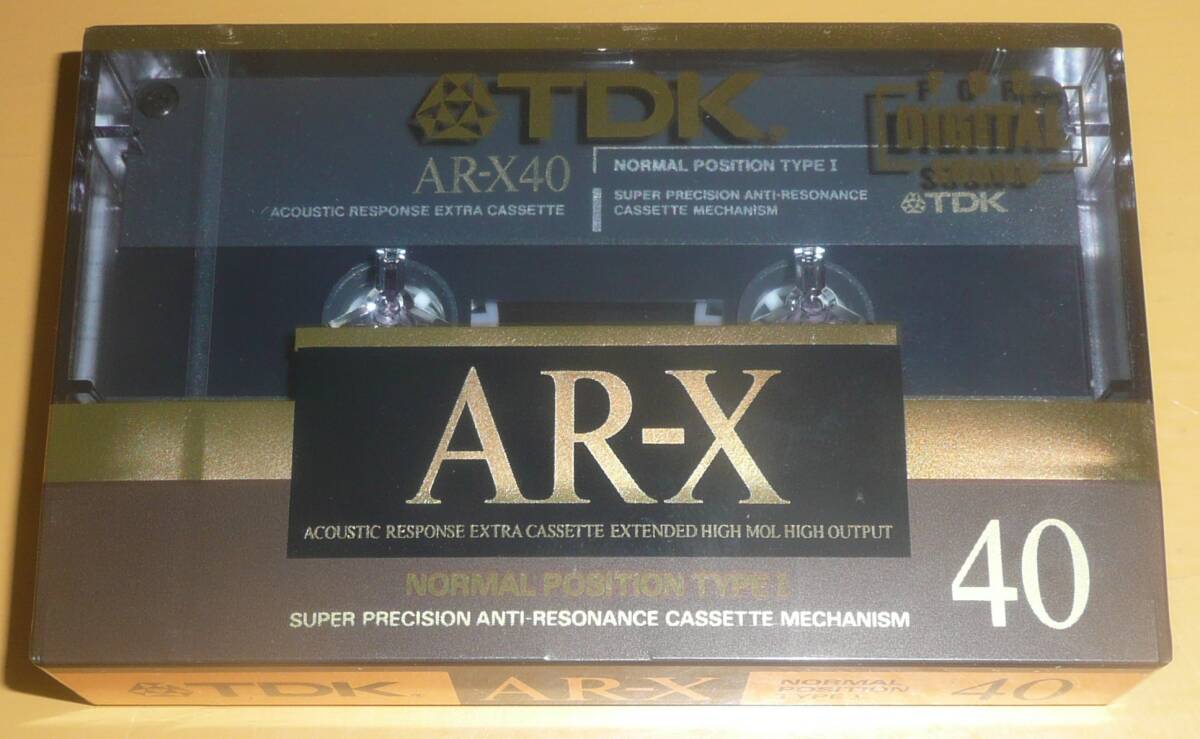 Yahoo!オークション - カセットテープ TDK AR-X 40分 未開封 ノーマル...