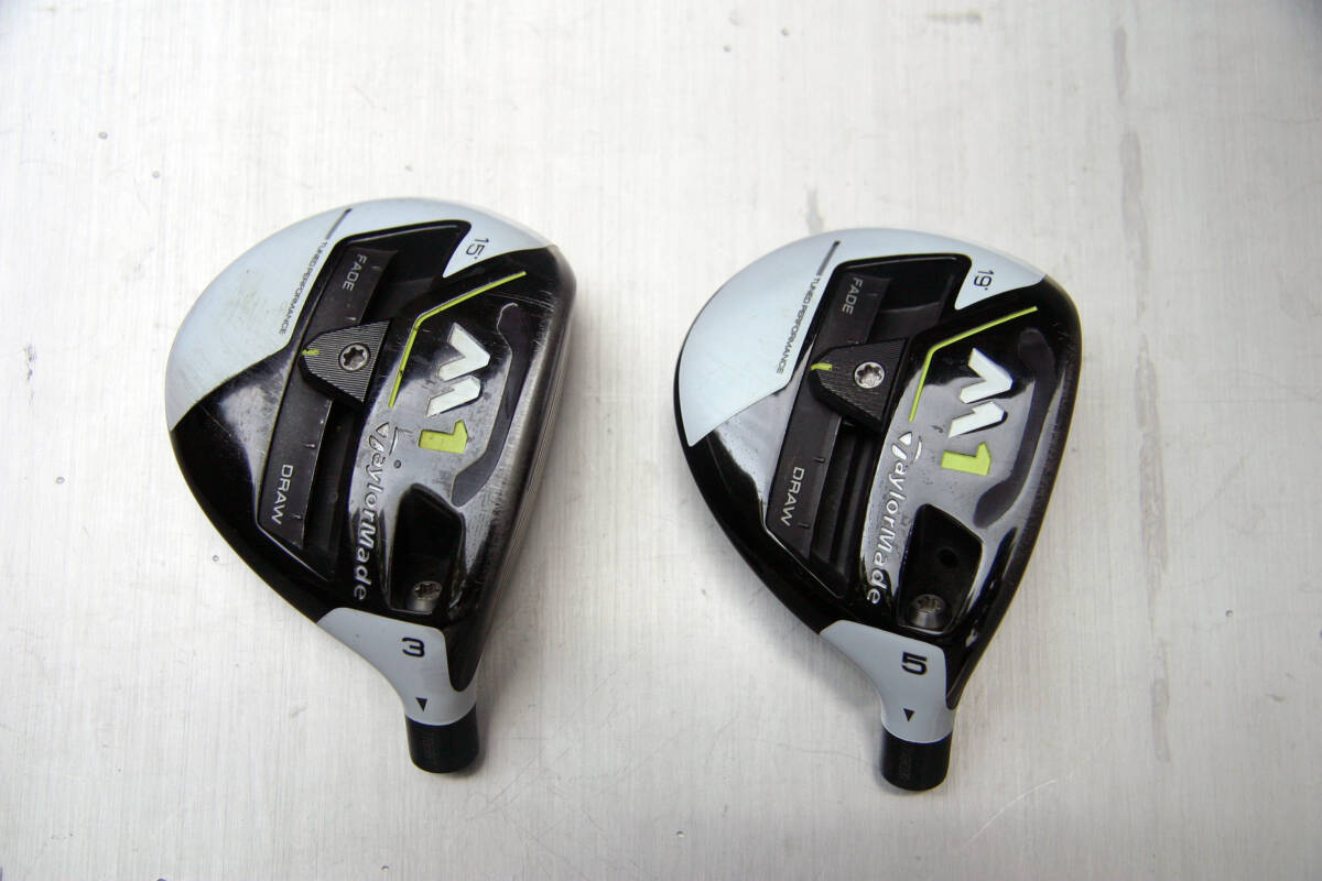 Yahoo!オークション - TaylorMade M1 2017 3W 5W 15° 19° 2個 セッ...