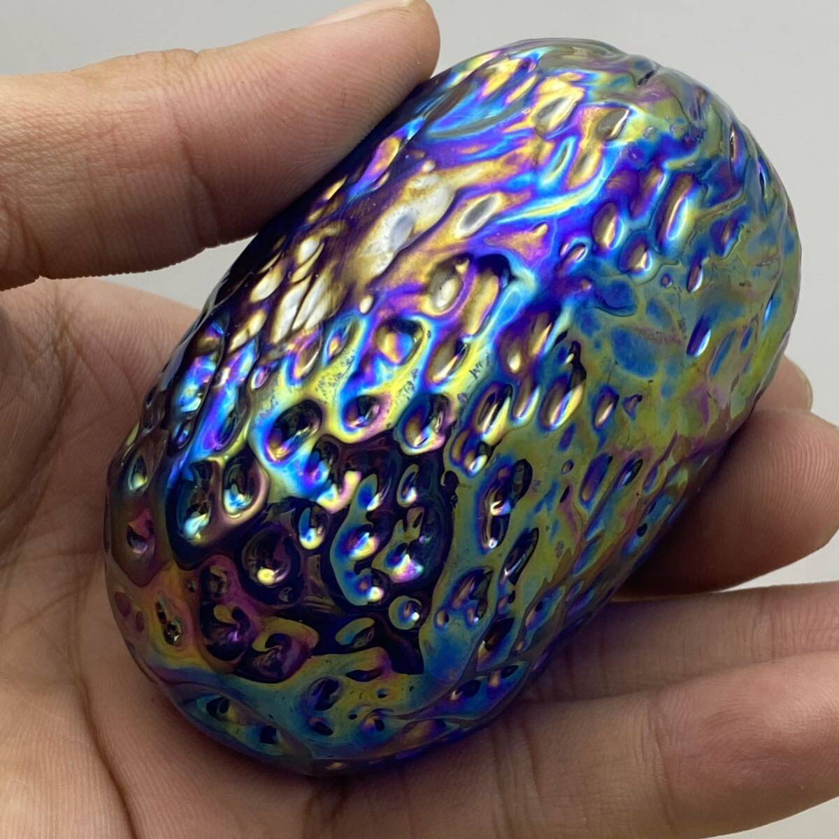 Yahoo!オークション - B042アメリカの色ガラス隕石 奇妙な石 原石ハン...