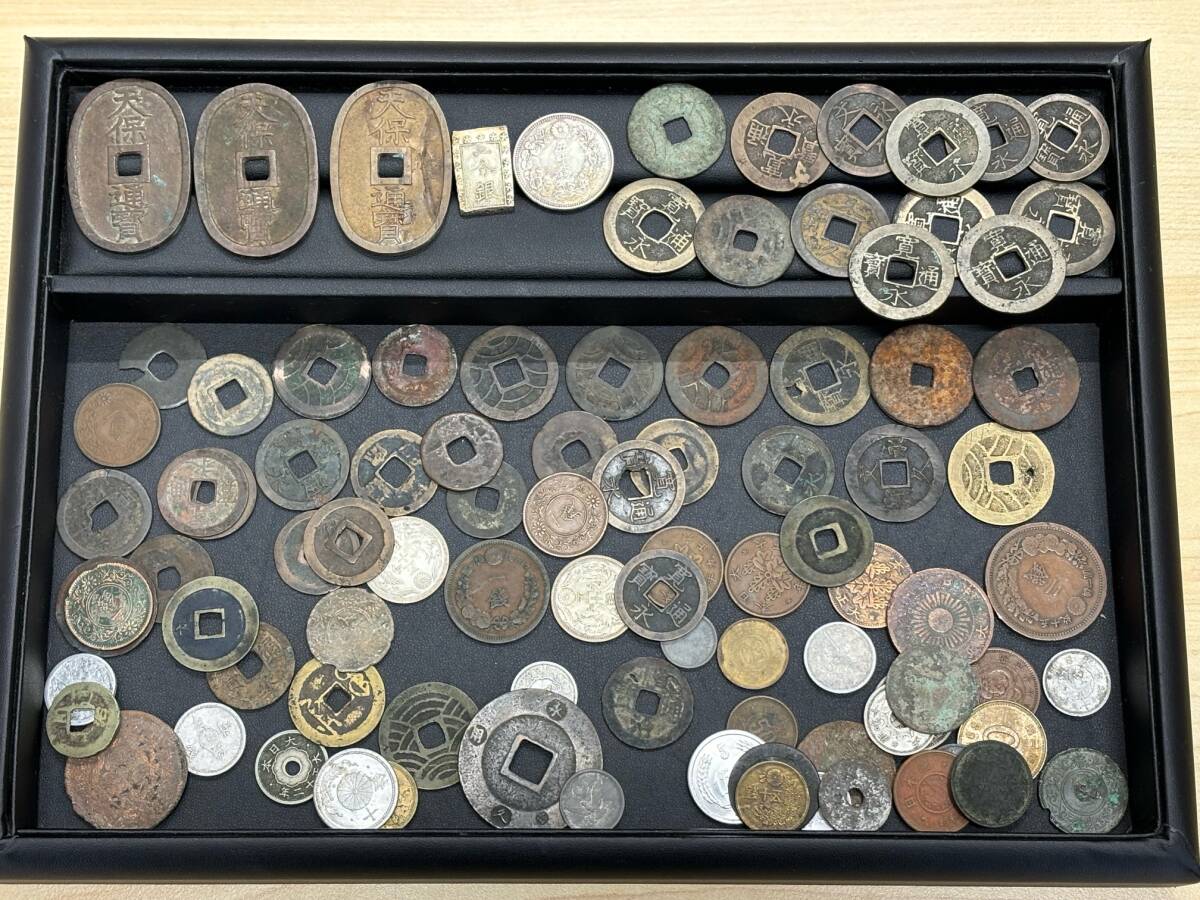 1519他 日本古銭 一分銀 天保通宝 寛永通宝 五十銭銀貨 黄銅貨 青銅貨 竜銅貨アルミ銭など 大量古銭 古銭まとめ 銅貨 400g(貨幣)｜売買されたオークション情報、yahooの商品情報 ...