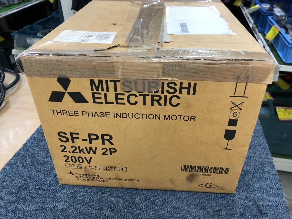 Yahoo!オークション - 005 未使用品 三菱 三相モータ SF-PR 2.2kW 2P
