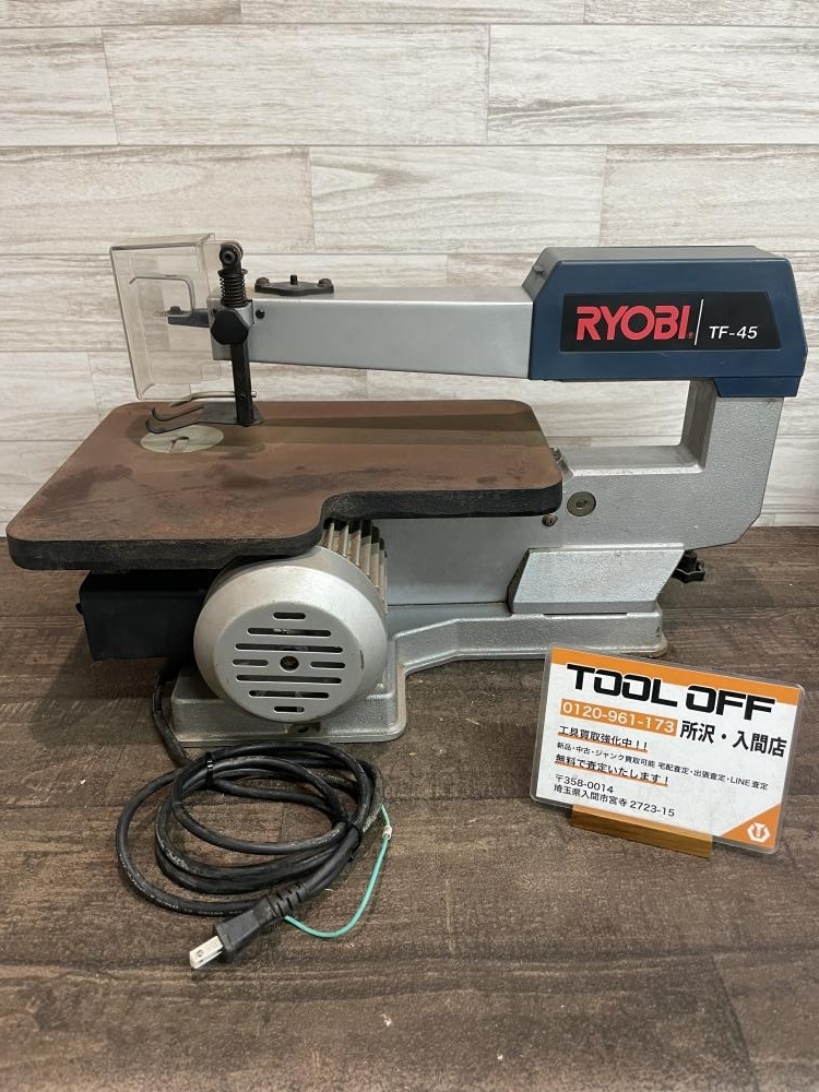Yahoo!オークション - 009 ジャンク品 RYOBI リョービ 卓上糸のこ盤 TF...