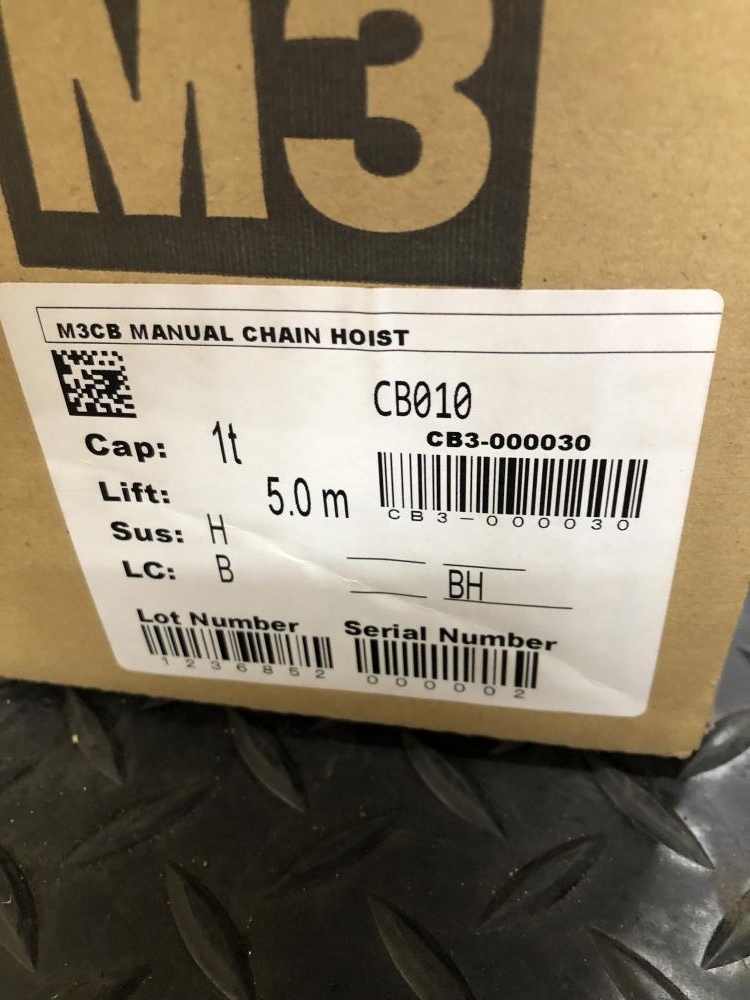 Yahoo!オークション - 017 未使用品・即決価格 キトー チェーンブロッ...