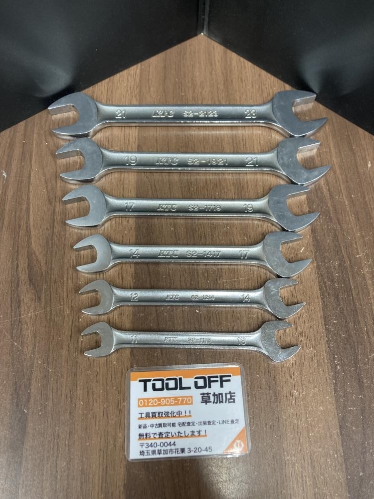 Yahoo!オークション - 006 おすすめ商品 KTC 両口スパナ 6本セット S2 ...