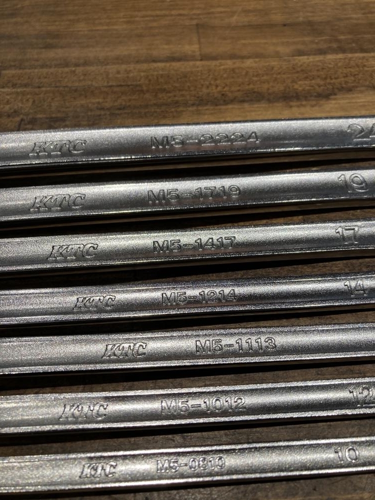 Yahoo!オークション - 004 おすすめ商品 KTC メガネレンチ M5 7本 8-24