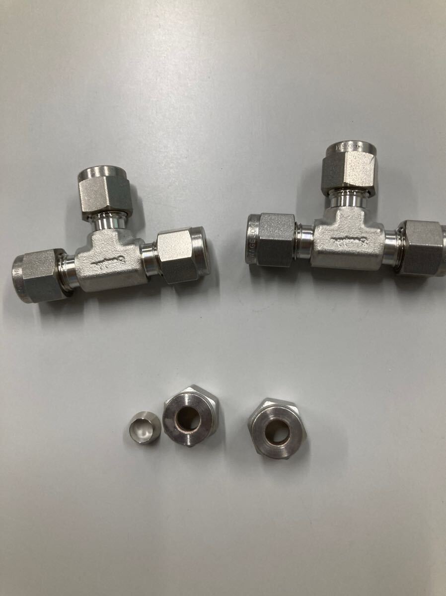 Yahoo!オークション - Swagelok SS-400-3 2個セット ユニオンティー 1/...